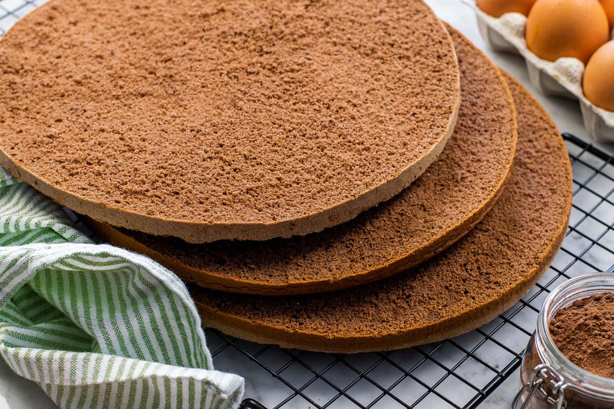 Pan di spagna al cacao - Lucake