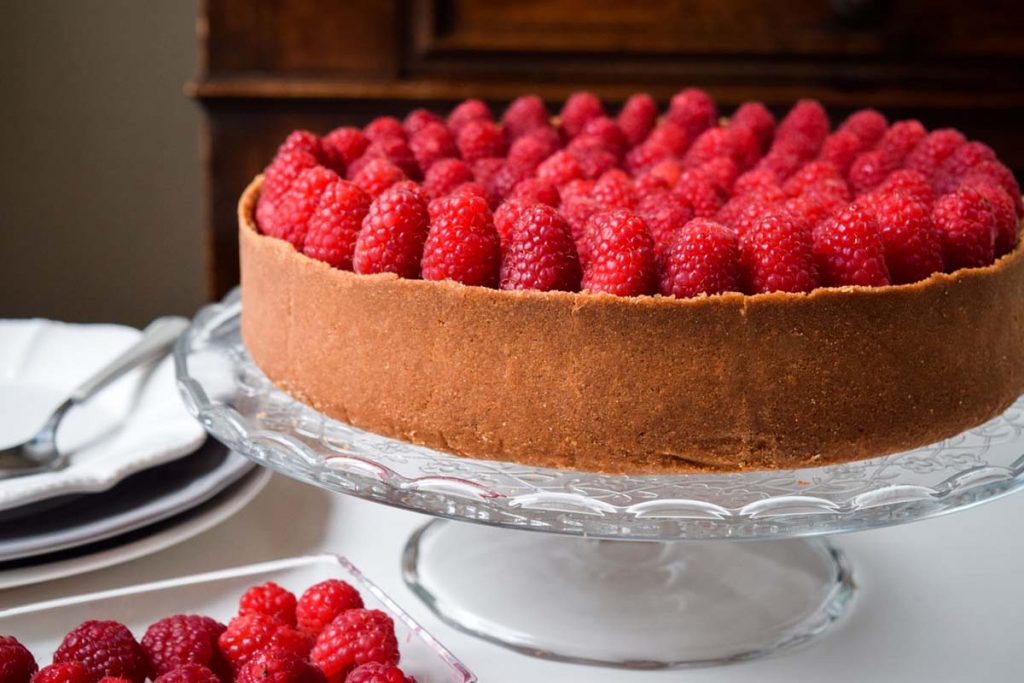 Cheesecake ai lamponi cotta - Lucake