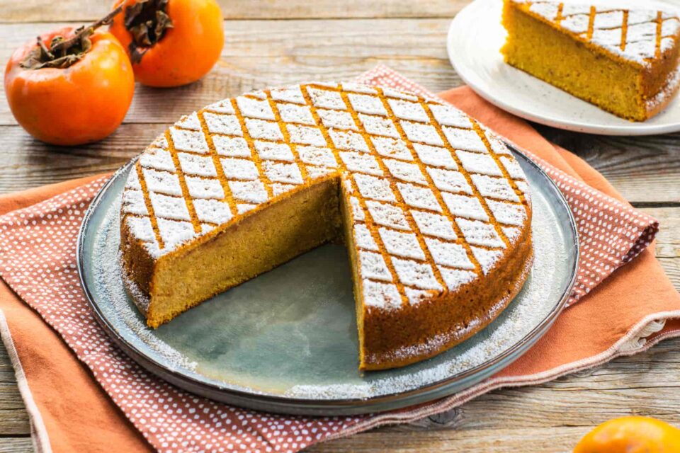 Torta di cachi - Lucake