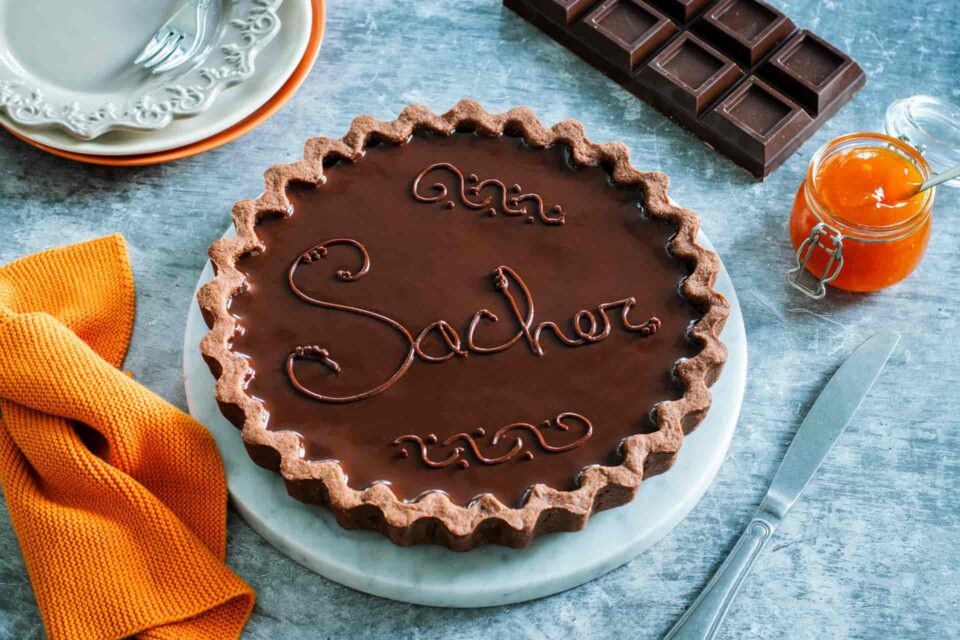 Crostata sacher - Lucake