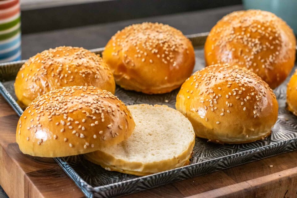 Panini per hamburger (burger buns) - Lucake