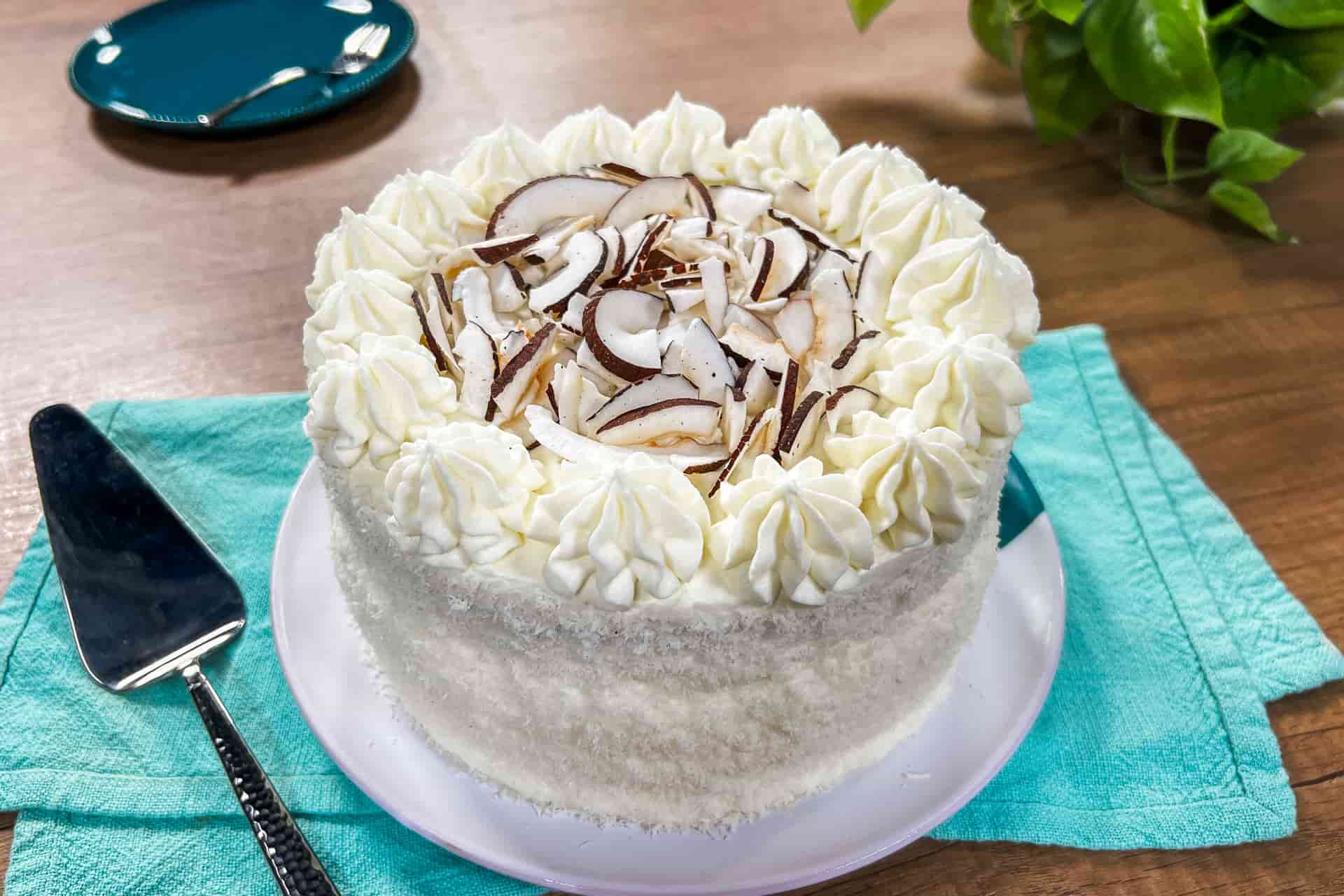 Torta al cocco - Lucake